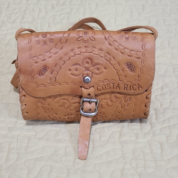 Bags | Vintage Costa Rica Hand Tooled Mini Purse | Poshmark